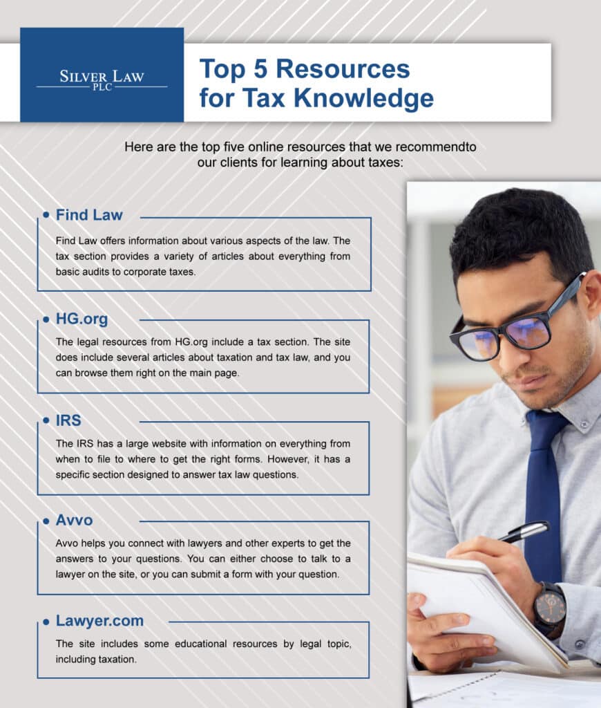 Top 5 Resources for Tax Knowledge | Silver Law PLC